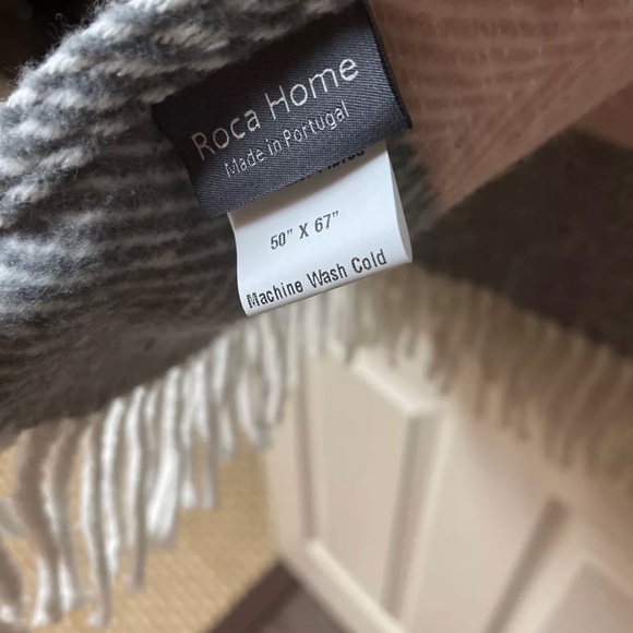 roca home | Bedding | Roca Home Throw Blanket Made In Portugal Cotton ...